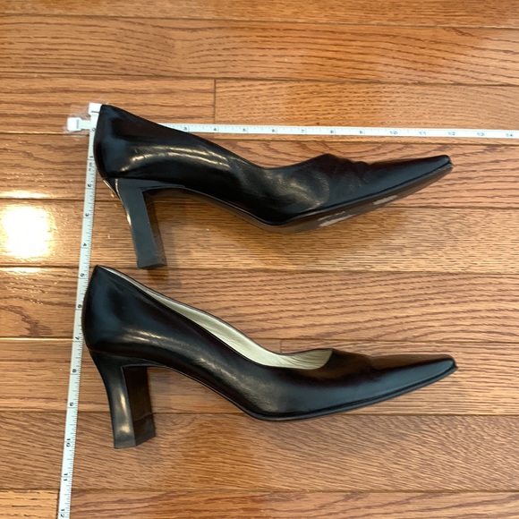 bataglia | Shoes | Battaglia Call Mom Black Square Toed Pumps ...